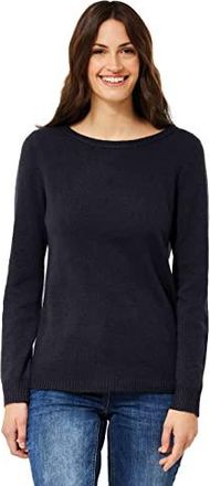 Cecil B301951 Pull tricoté, Bleu Ciel de Nuit, M Femme