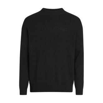Calvin Klein Schwarze Pullover- La Maglia - - Knitwear - Herren - Schwarzk - 2XL