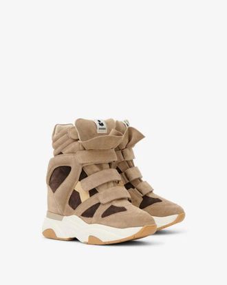 Isabel Marant Basketball Im H26 High-Top Sneaker - Beige
