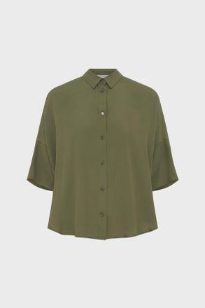 Gerard Darel Chemise fluide oversize - CIRAE - Kaki moyen