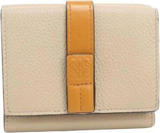 Loewe Portefeuille Pre-owned (tri-pli) - Femme - Pre-owned - Beige - Taille: ONE Size