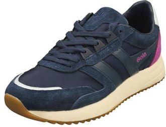 Gola Baskets Chicago pour Femme, Bleu Marine/Bleu Glacier, 37 EU