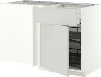 IKEA METOD / MAXIMERA Eckunterschrank m Schublade+Auszug
