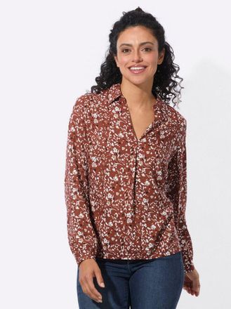 Witt Klassische Bluse Druckbluse Langarm