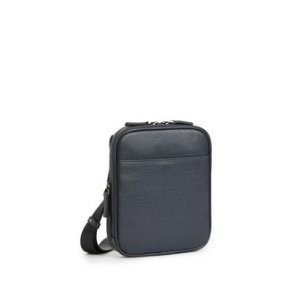 Saison 1865 Lederclutch - Blau