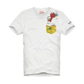 MC2 Saint Barth Homme, Tops, Blanc, Taille: M T-shirt &agrave; manches courtes Disney &eacute;dition sp&eacute;ciale
