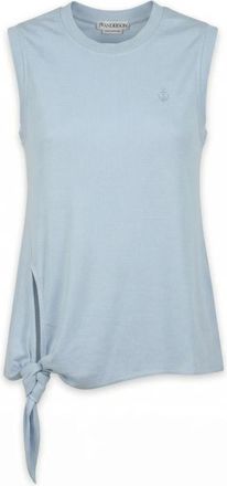 J.W.Anderson Femme, Tops, Bleu, Taille: 38 FR D&eacute;bardeur &agrave; &agrave; lOurlet