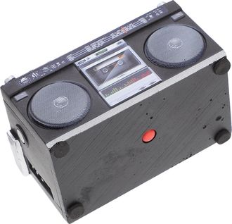 FOMIYES Vintage Blumentopf Tonbandger&auml;t aus Robustem Harz Schwarz Dekorativer Pflanzbeh&auml;lter f&uuml;r Schreibtisch und Haushalt