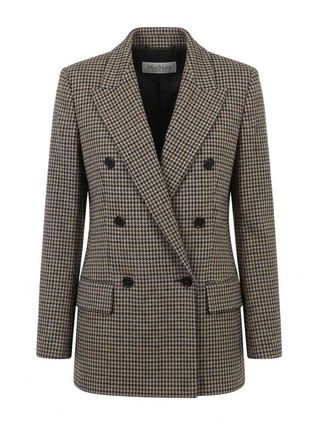 Max Mara Casualjacke - Wei&szlig;