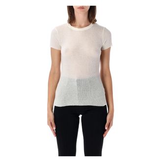 James Perse Kurzarm Ripp-T-Shirt - - Tops - Damen - Wei&szlig; - S