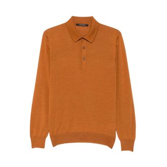 Tagliatore Palmer Polo - - Knitwear - Herren - Orange - M