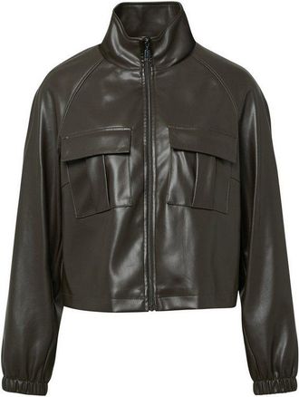 Comma Allwetterjacke Outdoor-Jacke Glattleder