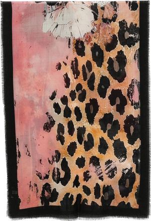 D'Aniello Animal-print Scarf