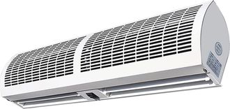 Generic Energieeffiziente Heizungen, Luftvorhang, wei&szlig;, elektrischer Downflow-Heizl&uuml;fter &uuml;ber der T&uuml;r, Luft-LED-Bildschirm, elektrischer L&uuml;fter &uuml;ber der T&uuml;r, 