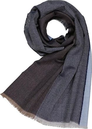 Eagle Herren Schal blau Schur-Wolle