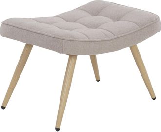 Byliving Sessel Uta/Webstoff dunkelgrau/Gestell schwarz pulverbeschichtet/Relaxsessel/Armlehnen-Sessel/B 72, H 97, T 80 cm