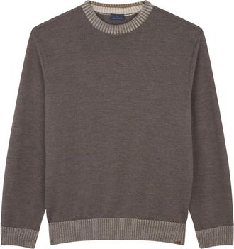 Paul & Shark Homme, Pulls, Brun, Taille: XL Soft Cool Touch Wool Crewneck