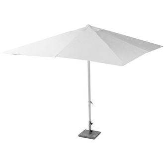 Vacchetti Parasol droit pare-soleil de jardin Blanc 2x3 m h 2,43 m en Aluminium mod. Michigan
