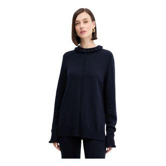 Twinset Kaschmir-Mischung Pullover - - Knitwear - Damen - Blau - S