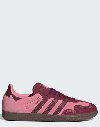 adidas Originals Samba OG - Schuhe in Pink Spark / Shadow Red / Gum-Rosa