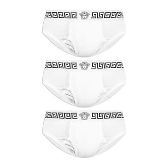 Versace Homme, Sous-v&ecirc;tements, Blanc, Taille: 3XL Lot de trois slips