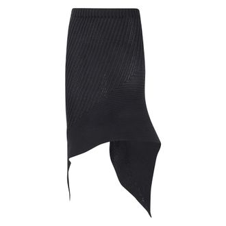 Issey Miyake Femme, Jupes, Noir, Taille: 40 FR Subdued Skirt