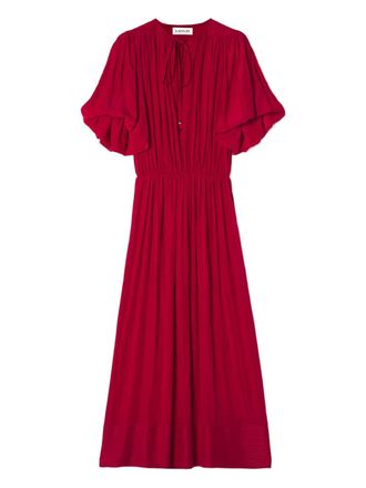 Lanvin tie detailing dress - Rouge
