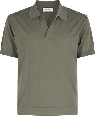Paolo Pecora Homme, Tops, Vert, Taille: 2XL Maglia a Polo