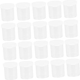 Artibetter 1 Satz Teiliges Mini Aufbewahrungsboxen Transparent Sicherer Verschluss Für Nageldiamanten Farbpigmente Perlen Bastelbedarf Vielseitig Für Kunst Und H