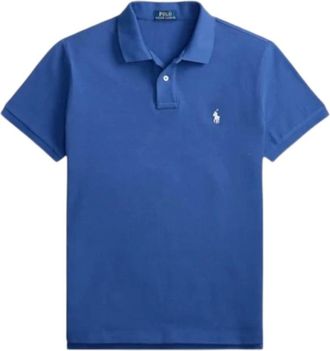 Polo Ralph Lauren Homme, Tops, Bleu, Taille: 2XL Polo en coton coupe personnalis&eacute;e