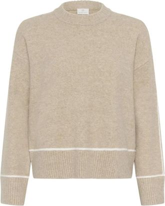 Kaffe Femme, Pulls, Beige, Taille: 44 FR Pulls &agrave; col rond