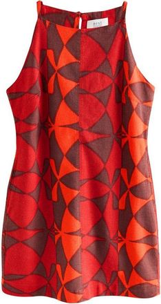 Next Minikleid Ärmelloses Mini-Stretchkleid aus Leinengemisch (1-tlg)