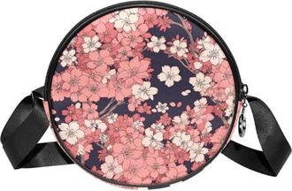 Generic Circle Sac &agrave; bandouli&egrave;re pour femme, petit sac &agrave; bandouli&egrave;re avec fermeture &eacute;clair et bretelles r&eacute;glables style d&eacute;contract&eacute; pour femmes et filles