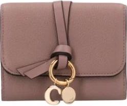 Chlo&eacute; Petit portefeuille tri-fold - Femme - Accessoires - Violet - Taille: ONE Size