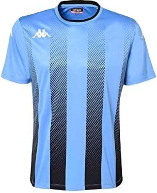 Kappa Gar&ccedil;on Bugo T-Shirt, Bleu Clair, Noir, 8 Ans EU
