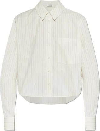 Anine Bing Femme, Blouses et Chemises, Beige, Taille: 42 FR Essie Shirt