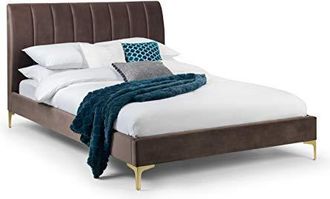 Julian Bowen Deco Bett, Trüffel/Gold, King