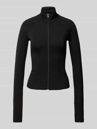 Gina Tricot Slim Fit Sweatjacke mit Stehkragen
