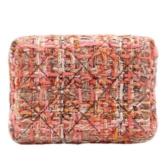 Chanel Pre-owned Tweed Mini Crossbody - - Pre-owned - Damen - Rosa - ONE SIZE