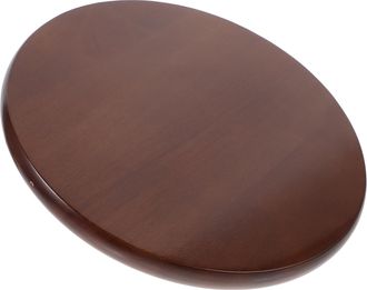 Holibanna DECHOUS Runder Holz ersatzsitz f&uuml;r Barhocker aus Robustem Gummibaumholz Stabiles Sitzbrett mit Glatter Oberfl&auml;che Einfacher Austausch f&uuml;r Runde Barhoc