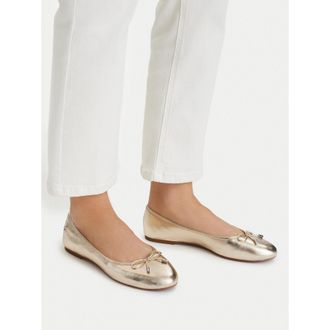 Lauren Ralph Lauren Ballerinas LAUREN RALPH LAUREN Jayna Metallic 802978836002 Goldfarben
