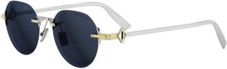 Dior Diamant-Sonnenbrille f&uuml;r stilvolle Outfits - - Accessories - unisex - Grau - 50 MM