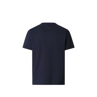 Fa&ccedil;onnable T-shirt marque &agrave; col rond en coton