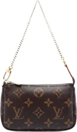 Louis Vuitton Mini Pochette Accessoires Pre-owned - Femme - Pre-owned - Brun - Taille: ONE Size