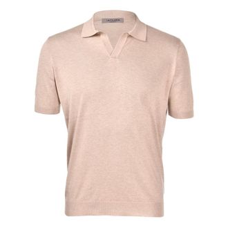 La Fileria Skipper Polo Shirt - - Tops - Herren - Beige - M