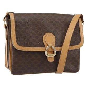 Celine Sac bandouli&egrave;re en plastique Pre-owned - Femme - Pre-owned - Brun - Taille: ONE Size