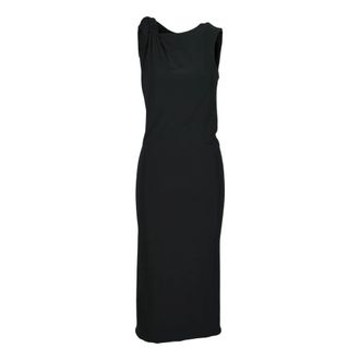 Sportmax Damenkleid aus Polyester Elasthan - - Dresses - Damen - Schwarzk - L