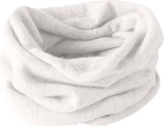 Generic &Eacute;charpe tube pour femme &Eacute;charpe dhiver multifonction en tissu doux Design unisexe Convient pour lext&eacute;rieur comme foulard bandeau et couvre-chef, Blanc