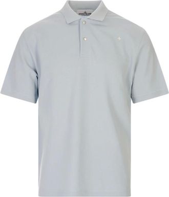 Stone Island Homme, Tops, Bleu, Taille: XL Polo &agrave; Manches Courtes