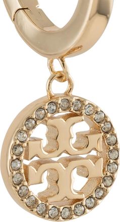 Tory Burch Miller Pav&eacute; Drop Earrings - Gold